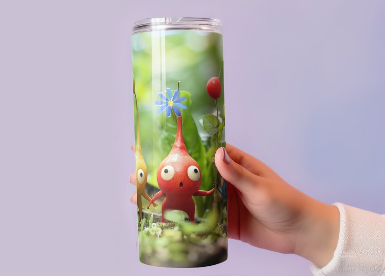 Pikmin Tumbler Wrap, 20oz Sublimation Design (PNG) - Etsy