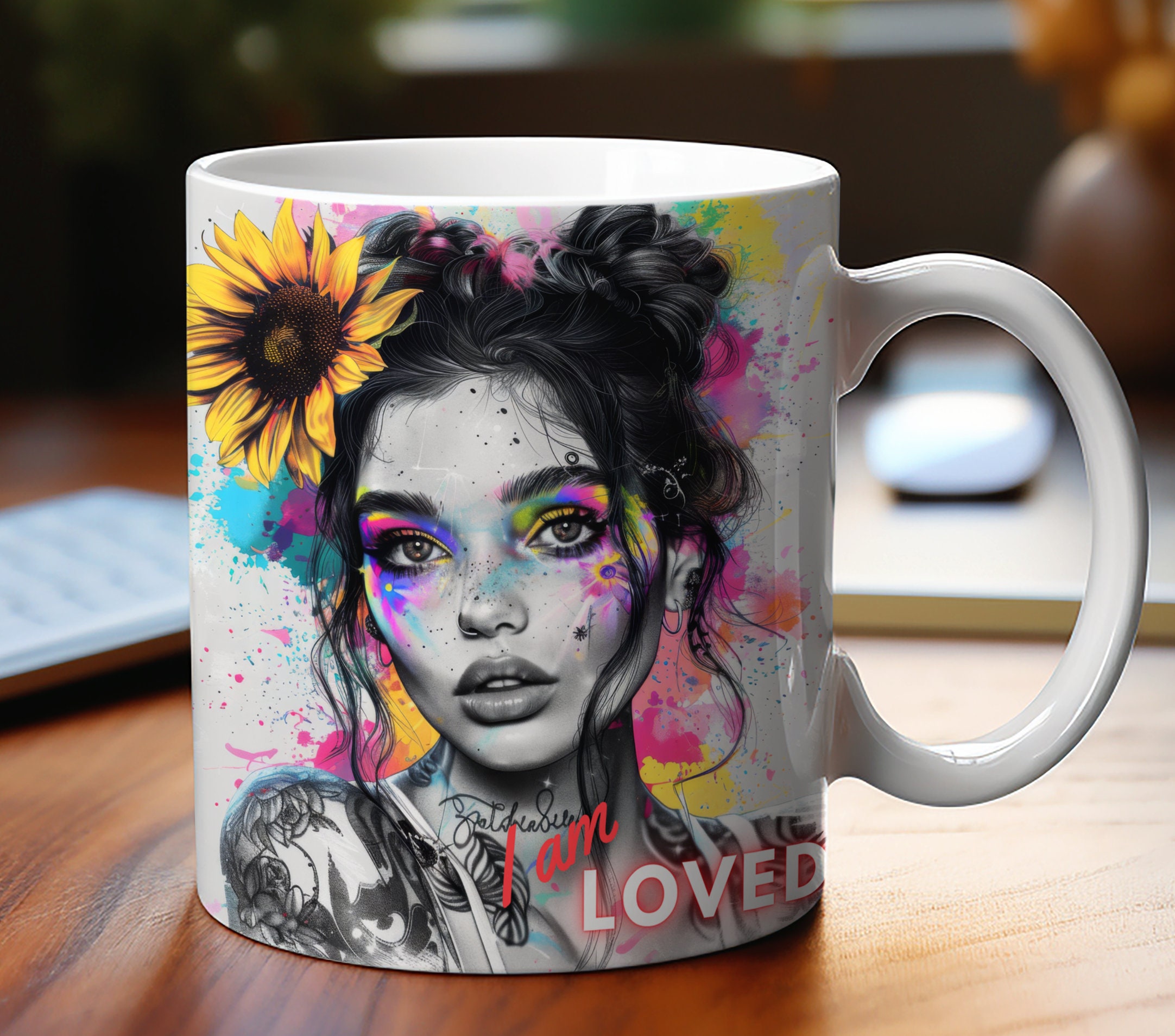 Daily Affirmations Mug Wrap Bundle Sublimation Mug Designs Templates ...