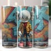 Kaws Tumbler Wrap, 20oz Skinny Tumbler Kaws Wrap PNG, Tumbler ...