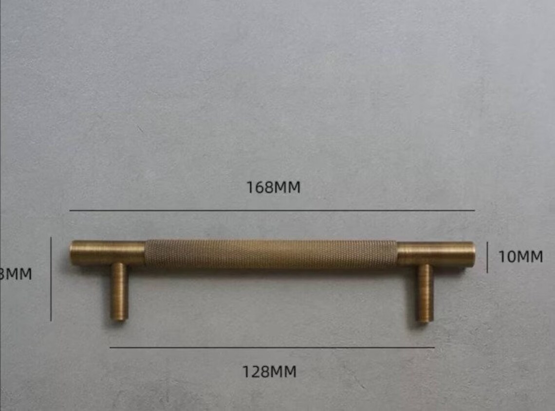Bronze Knurled Bar Handles/ Bronze Cabinet Door Handle/bronze Cabinet ...