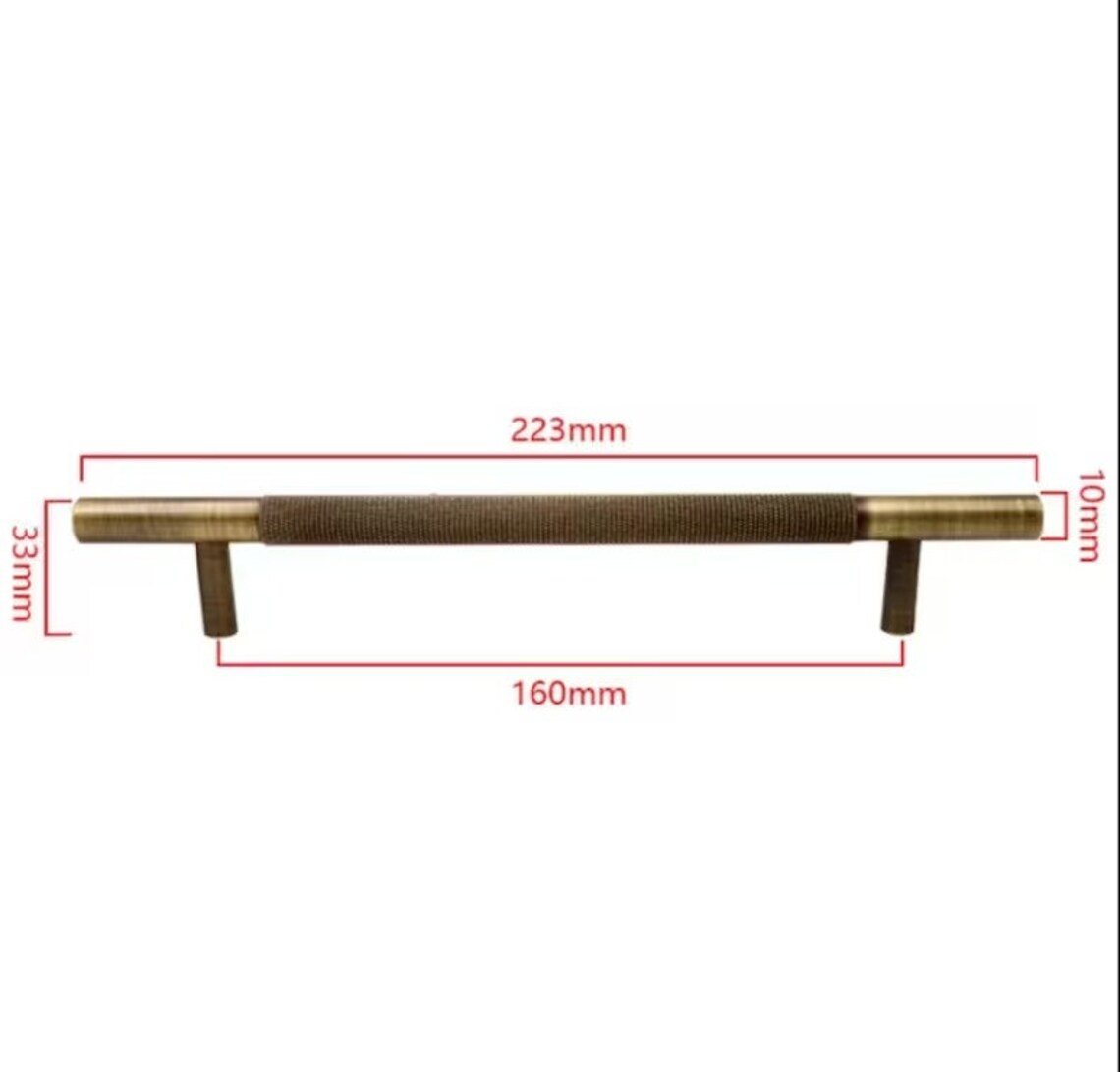 Bronze Knurled Bar Handles/ Bronze Cabinet Door Handle/bronze Cabinet ...