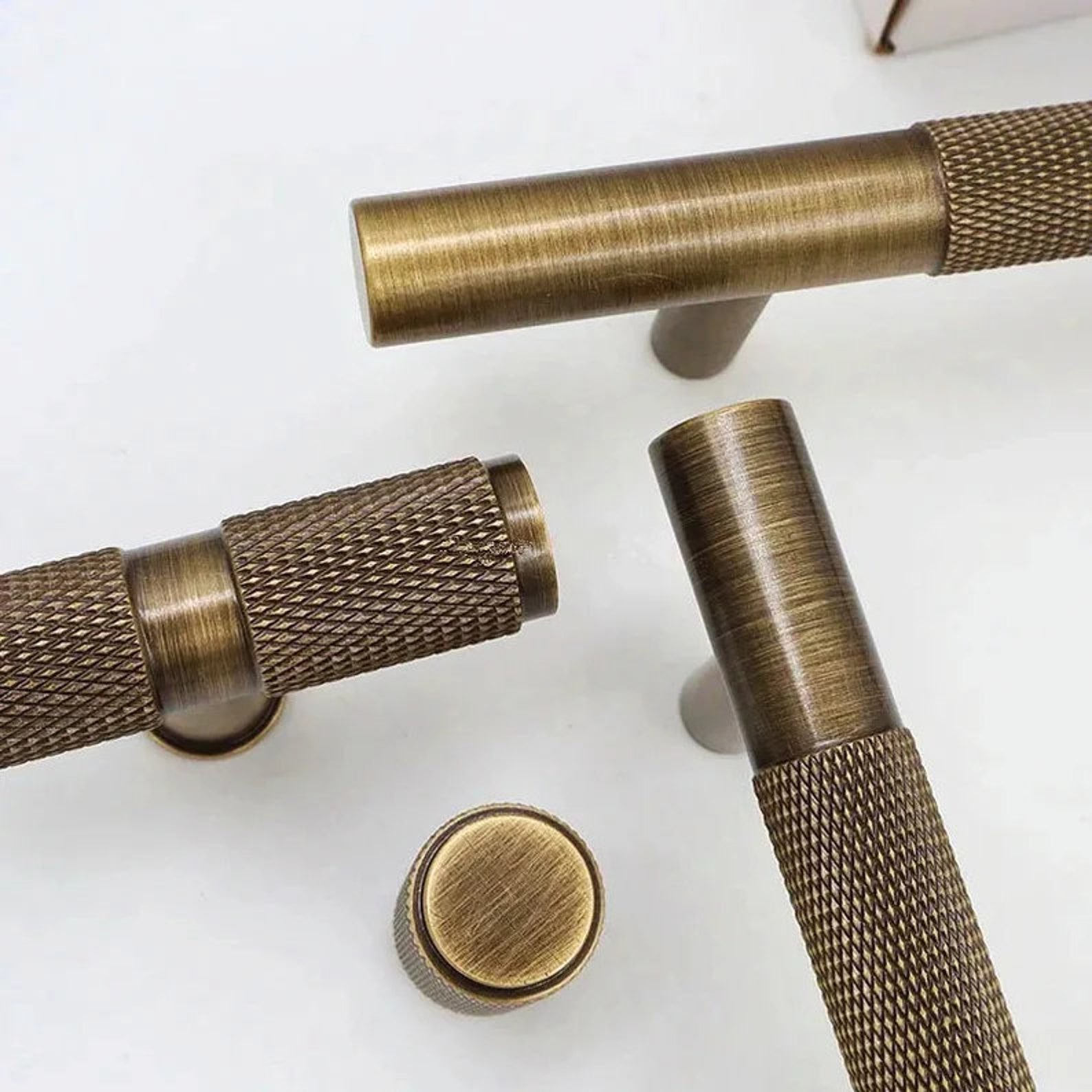 Bronze Knurled Bar Handles/ Bronze Cabinet Door Handle/bronze Cabinet ...