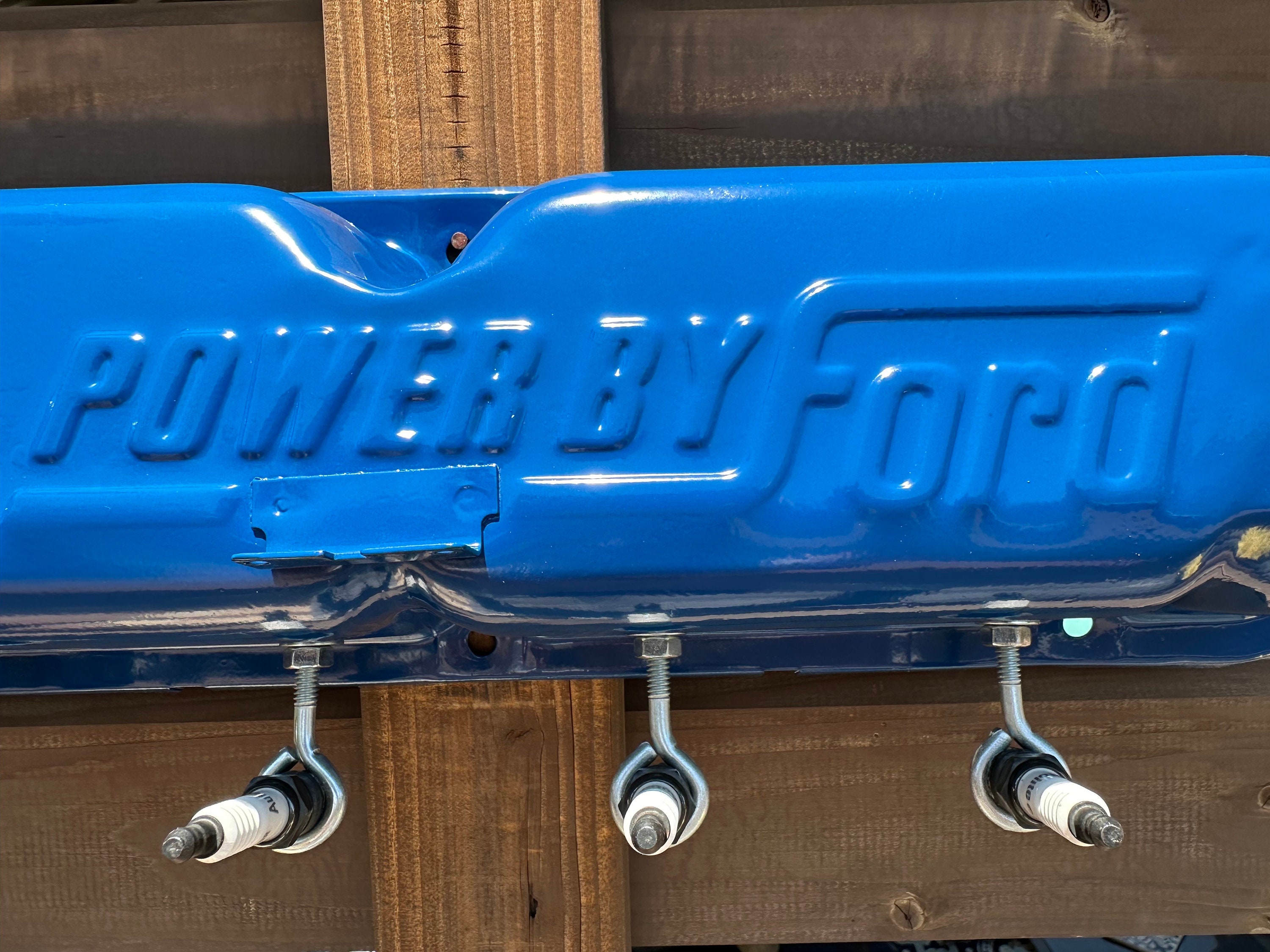 Vintage Auto Art: Power by Ford Valve Cover Rack - Etsy