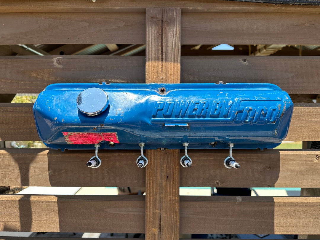 Vintage Auto Art: Power by Ford Valve Cover Rack - Etsy