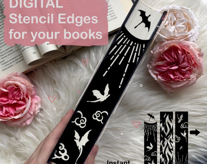 TOG Throne of Glass Book Edge Stencils for Sprayed Edges Booktok PNG ...