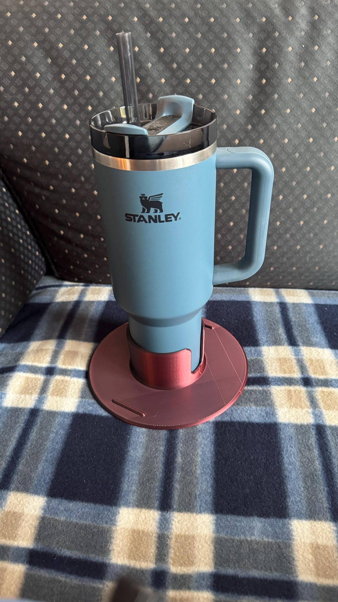 The Flonk – Red Velvet – Cup Holder for Couch, Bed & More | Fits ...