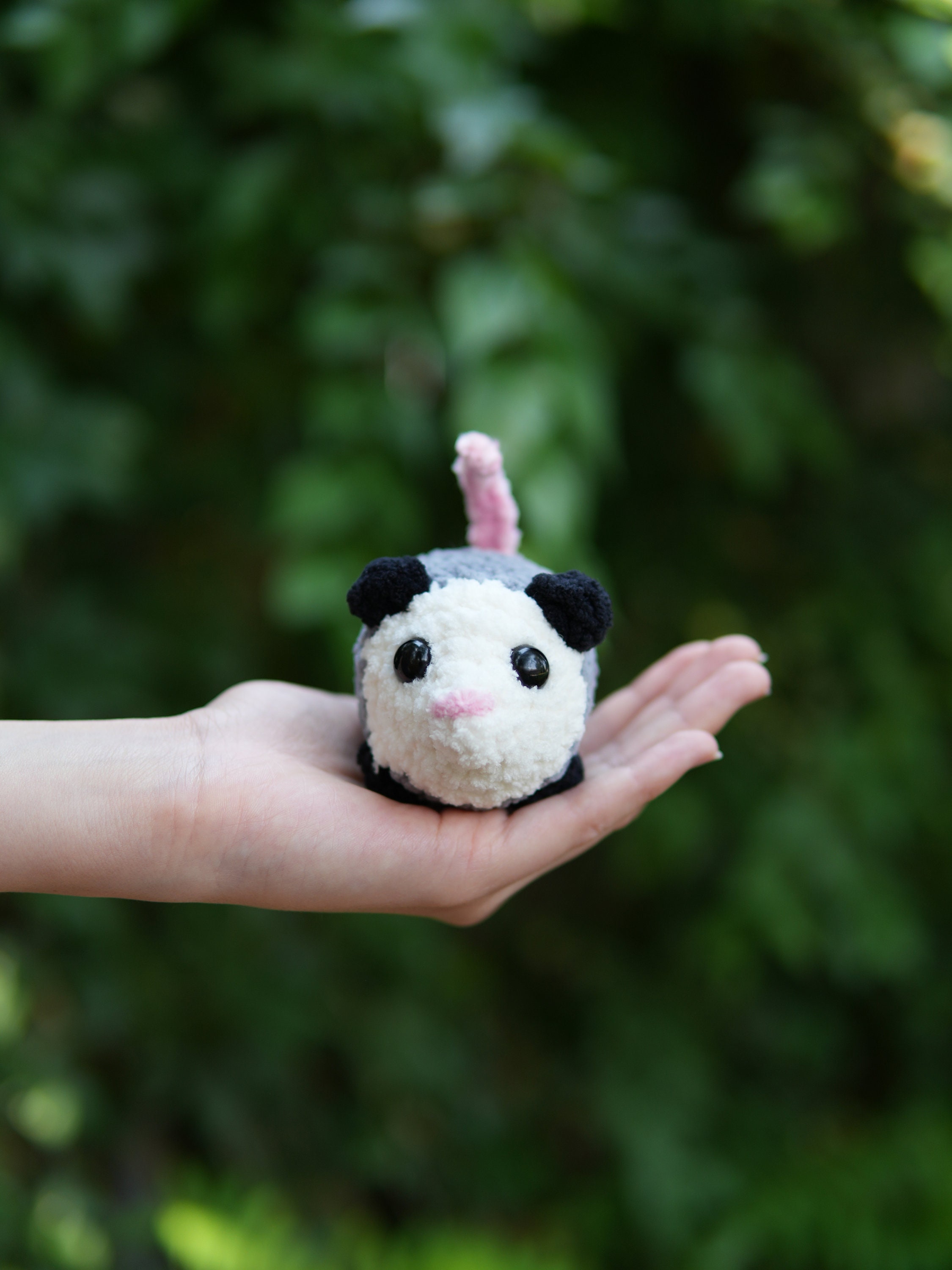 Opossum Amigurumi Tiny Possum Stuffed Animal Crochet Possum Plushie - Etsy