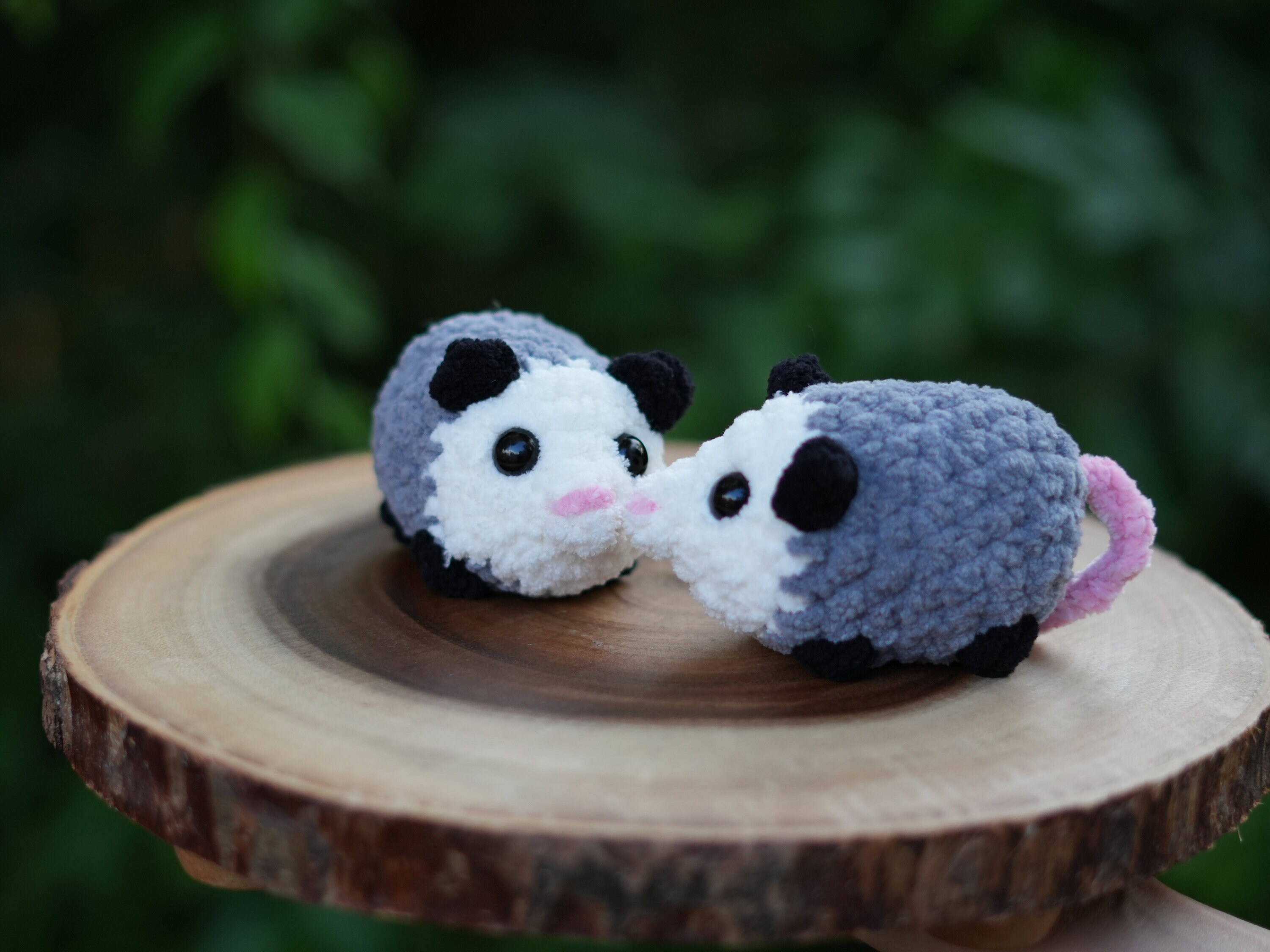 Opossum Amigurumi Tiny Possum Stuffed Animal Crochet Possum Plushie - Etsy