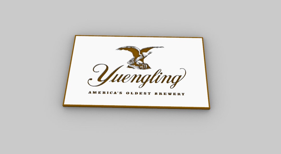 3-layered Yuengling Sign, Logo, Beer Stacked Design, Mancave, Bar Sign ...
