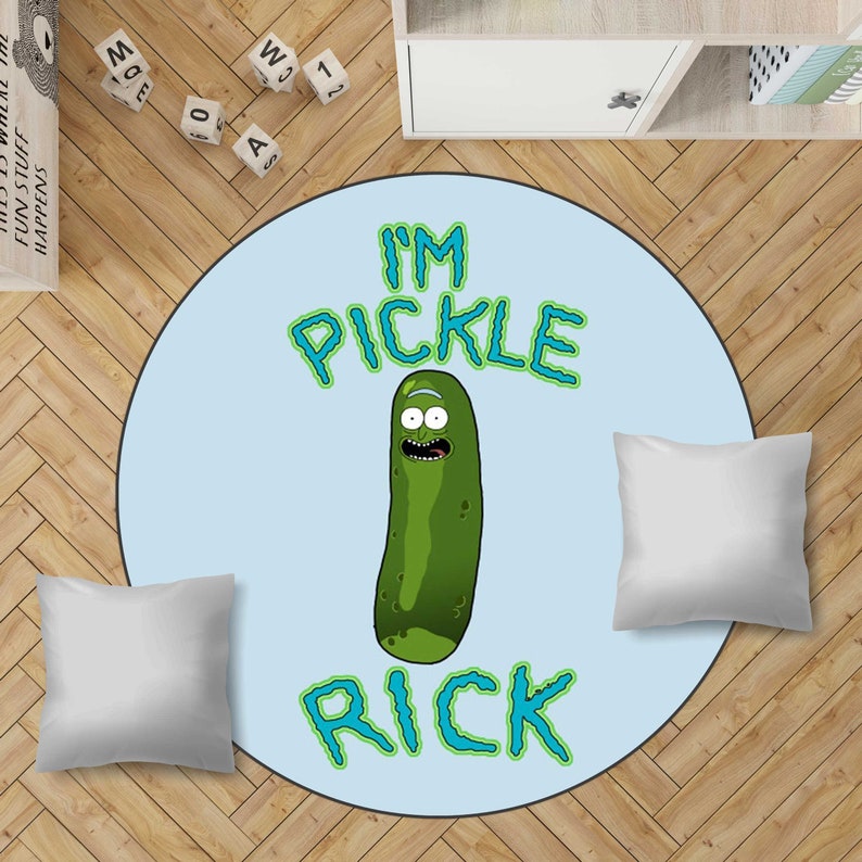Rick and Morty Rug, Rick and Morty Artwork, Custom Rug,custom Rick N ...