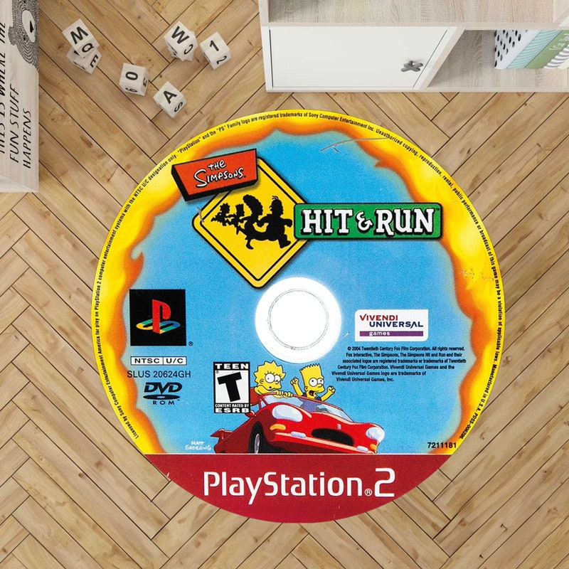 Game Disc Rug - Etsy