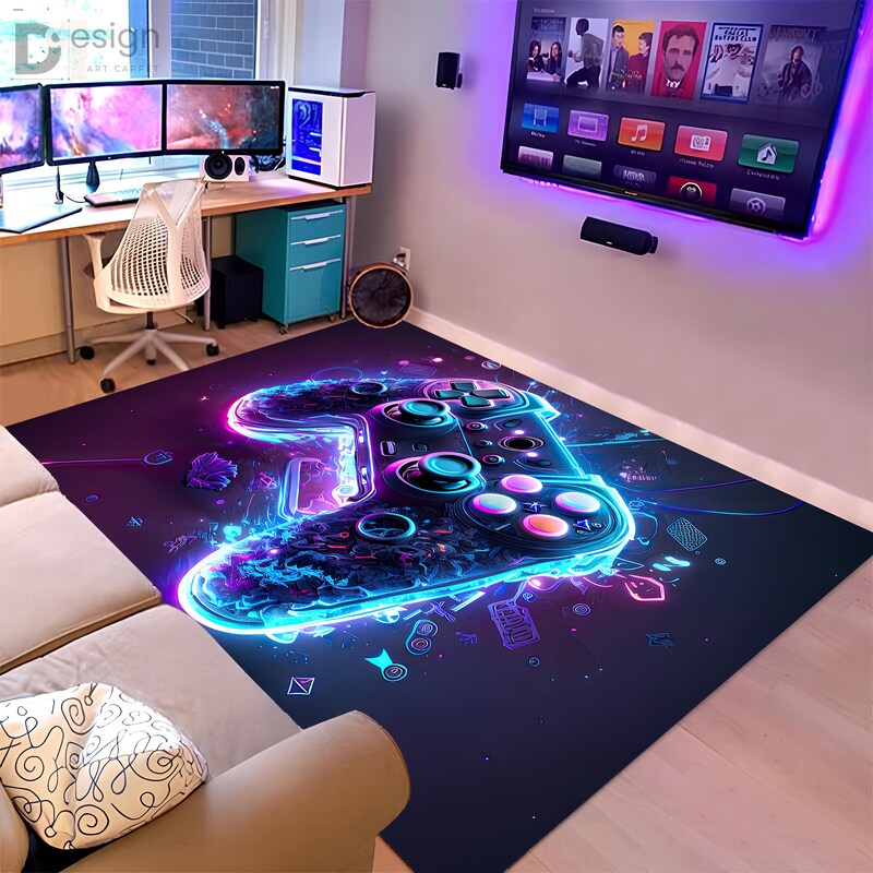 Gamer Rug - Etsy