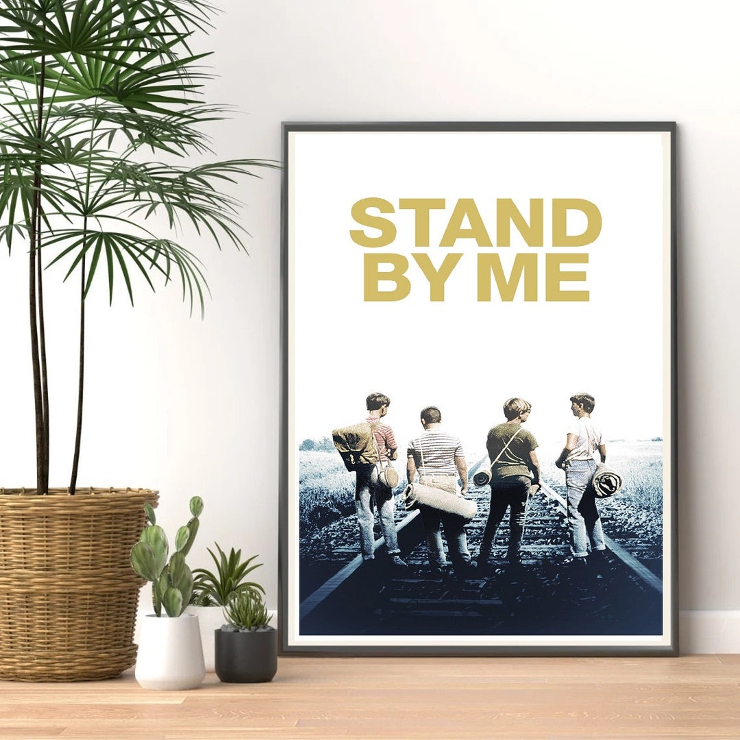 Stand by Me (1986) Movie Poster Print, Canvas Wall Art, Room Decor ...