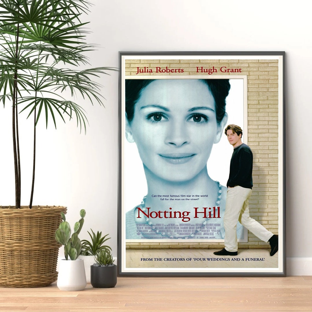 Notting Hill (1999) Movie Poster Print Canvas Wall Art Room Decor Movie Art Gifts for Him Her ...