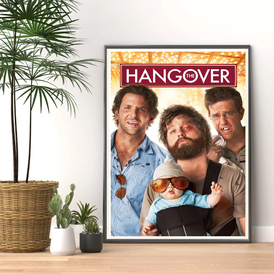 The Hangover 2009 Movie Poster Print, Canvas Wall Art, Room Decor ...