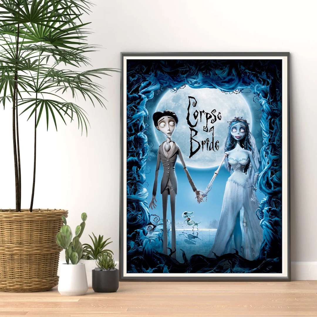 Corpse Bride (2005) Movie Poster Print, Canvas Wall Art, Room Decor ...