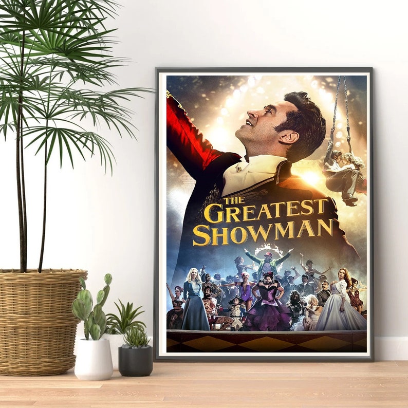 The Greatest Showman Movie Poster Print, Canvas Wall Art, Room Decor ...