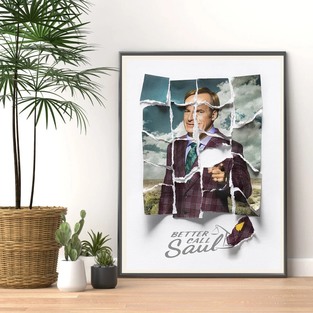 Better Call Saul Movie Poster Print, Canvas Wall Art, Room Decor, Movie Art, Wall Art Print, Art ...
