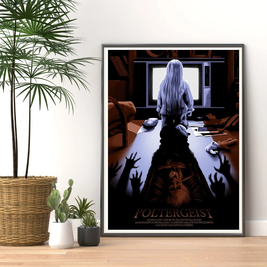 Poltergeist (1982) Movie Poster Print Canvas Wall Art Room Decor Movie ...
