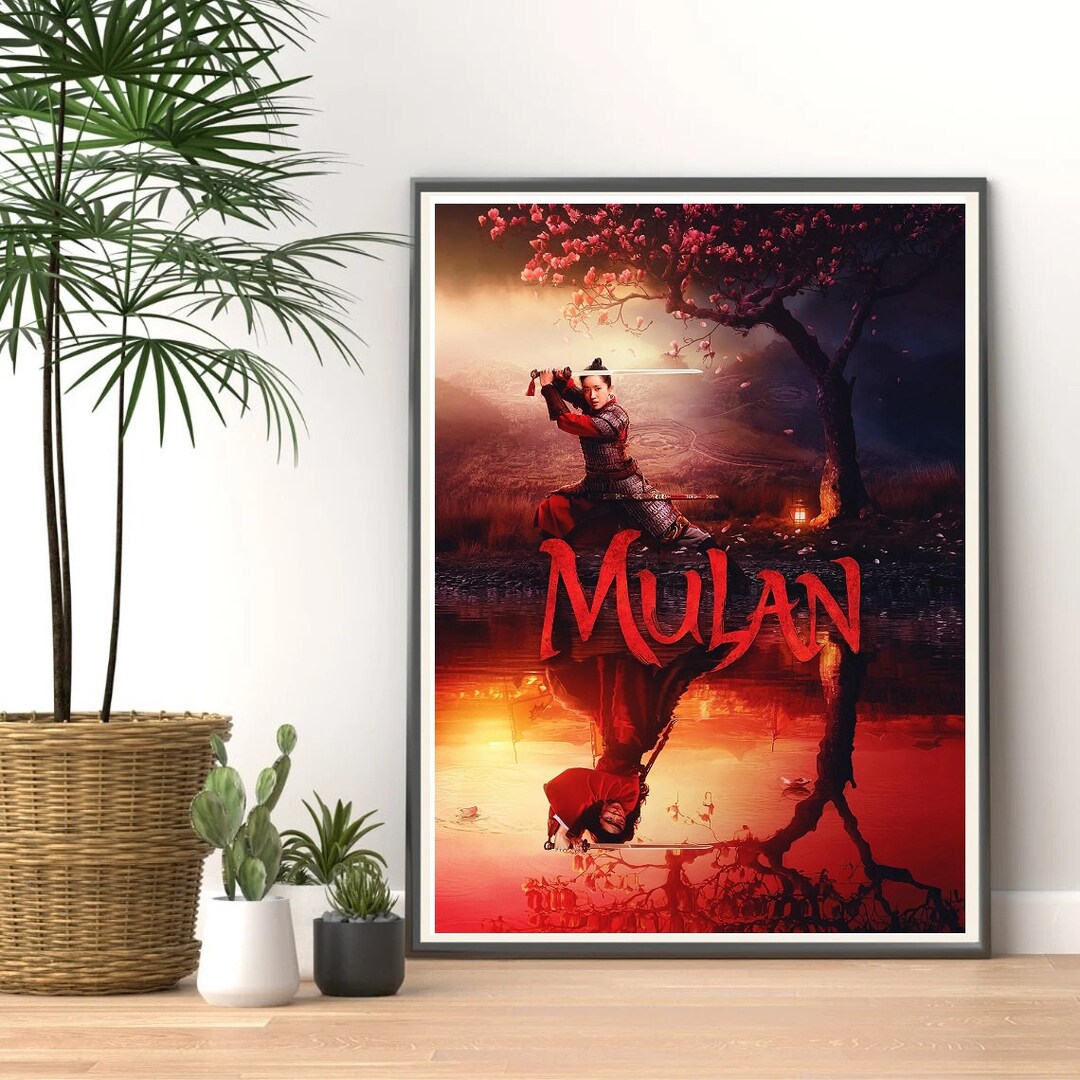 Mulan (2020) Movie Poster Print Canvas Wall Art Room Decor Movie Art ...