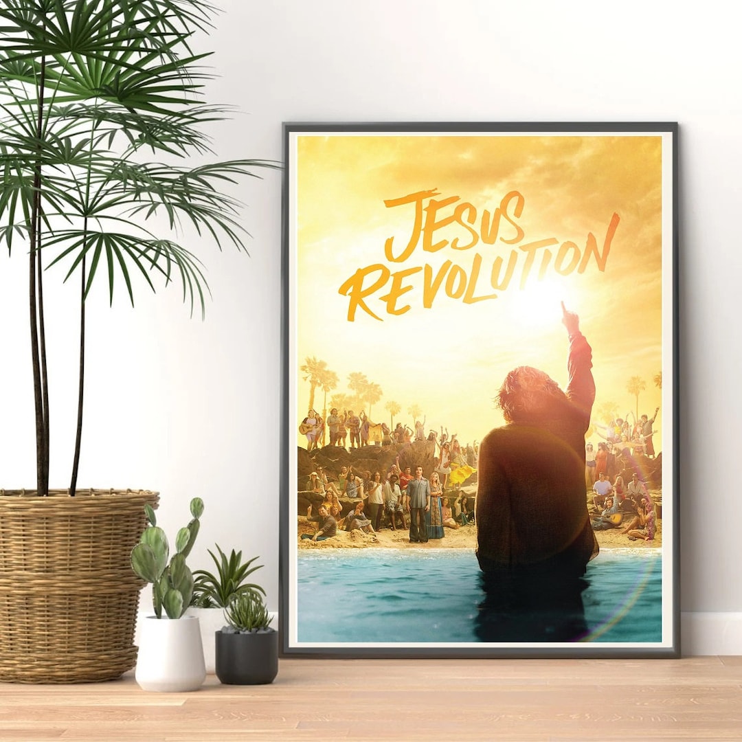 Jesus Revolution (2023) Movie Poster Print, Canvas Wall Art, Room Decor ...