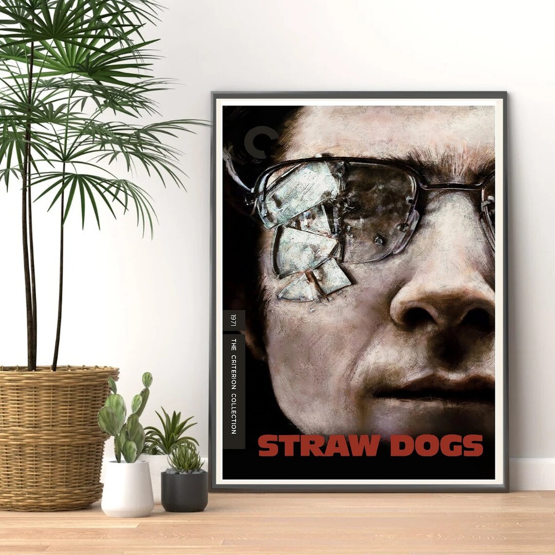 Straw Dogs (1971) Movie Poster Print, Canvas Wall Art, Room Decor ...