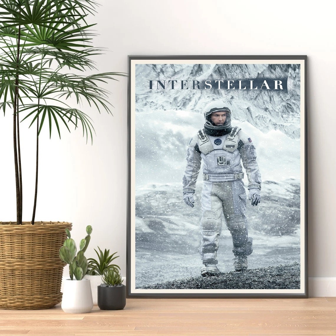 Interstellar (2014) Movie Poster Print, Canvas Wall Art, Room Decor ...