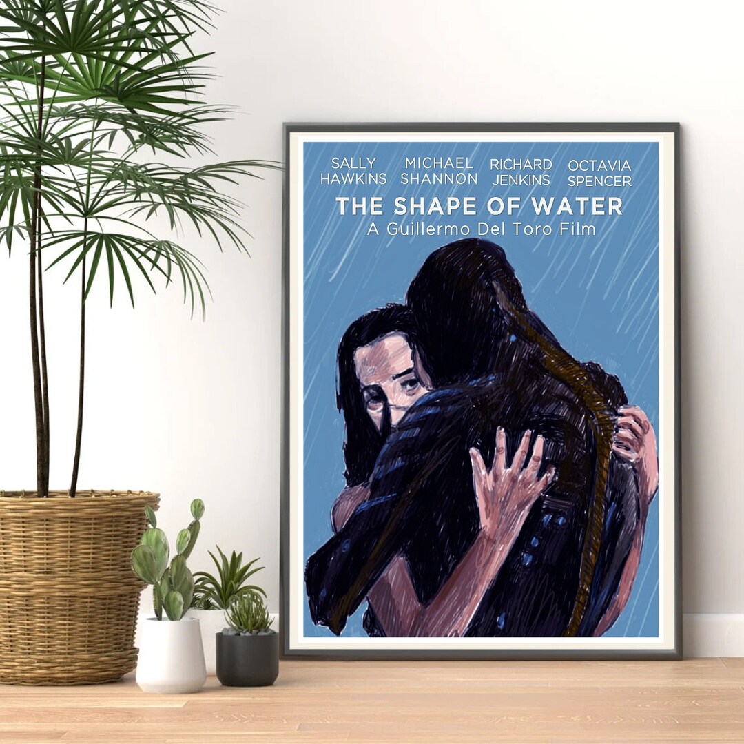 The Shape of Water Movie Poster Print, Canvas Wall Art, Room Decor ...