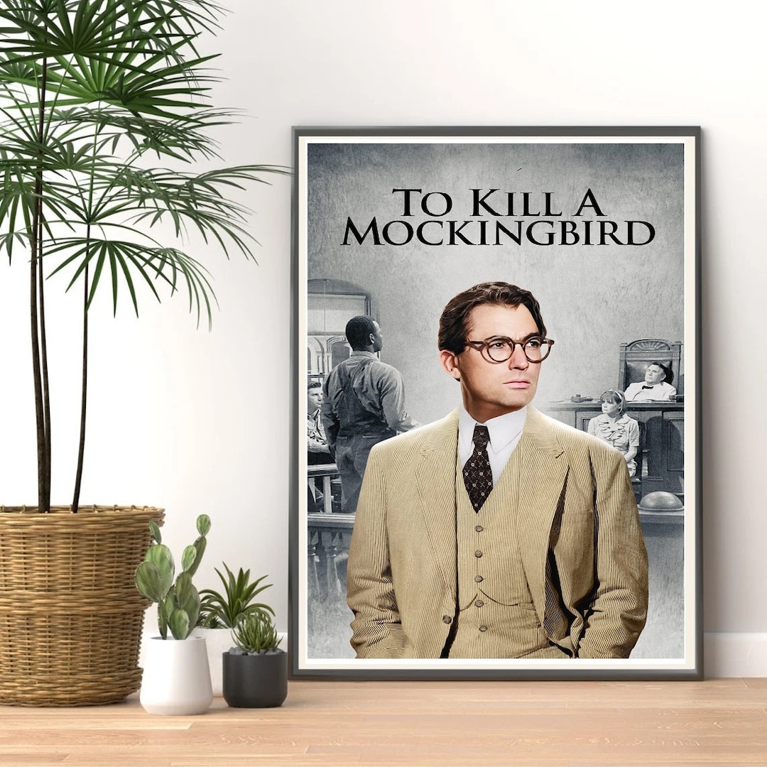 To Kill a Mockingbird (1962) Movie Poster Print, Canvas Wall Art, Room ...