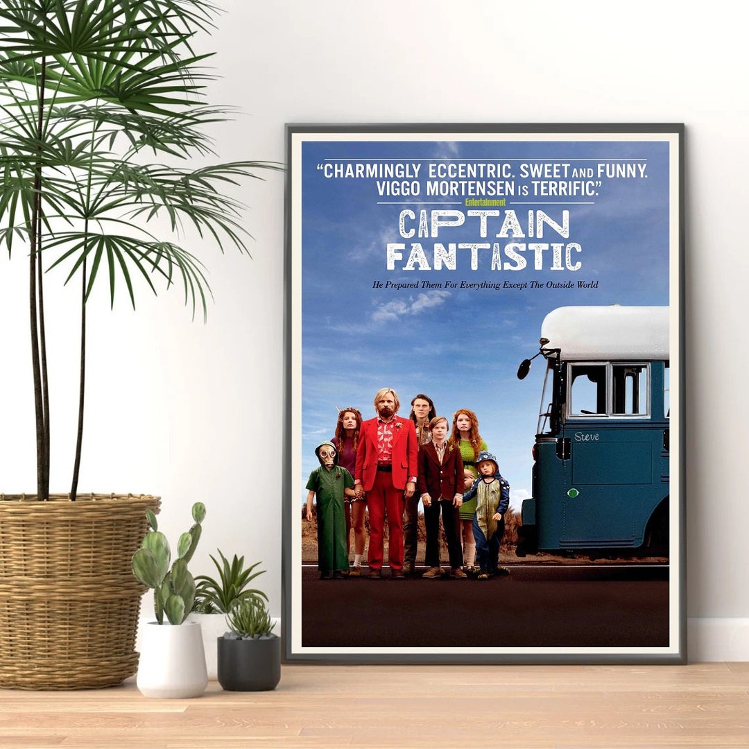 Captain Fantastic (2016) Movie Poster Print, Canvas Wall Art, Room ...
