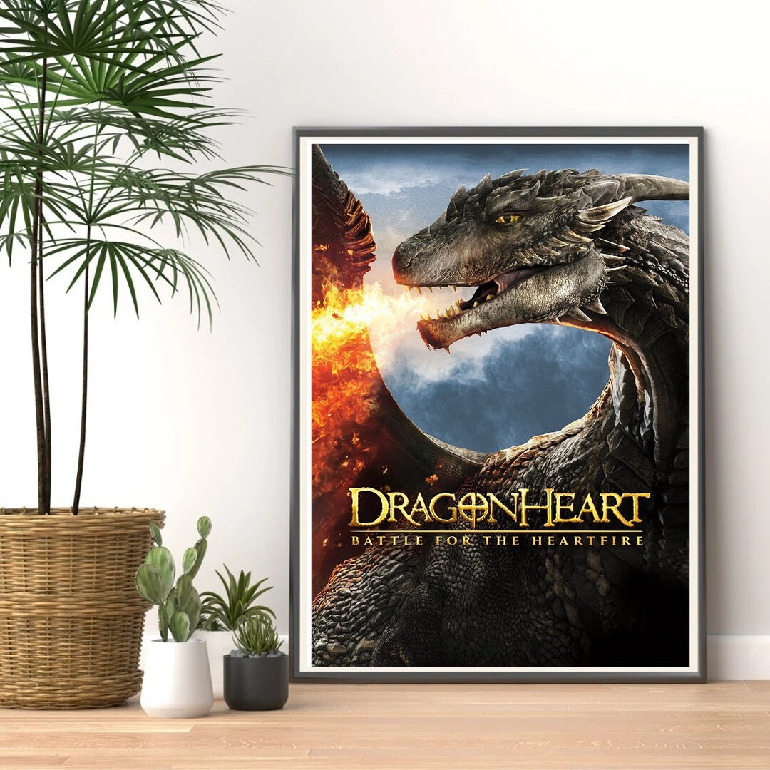 Dragonheart Battle for the Heartfire (2017) Movie Poster Print, Canvas ...
