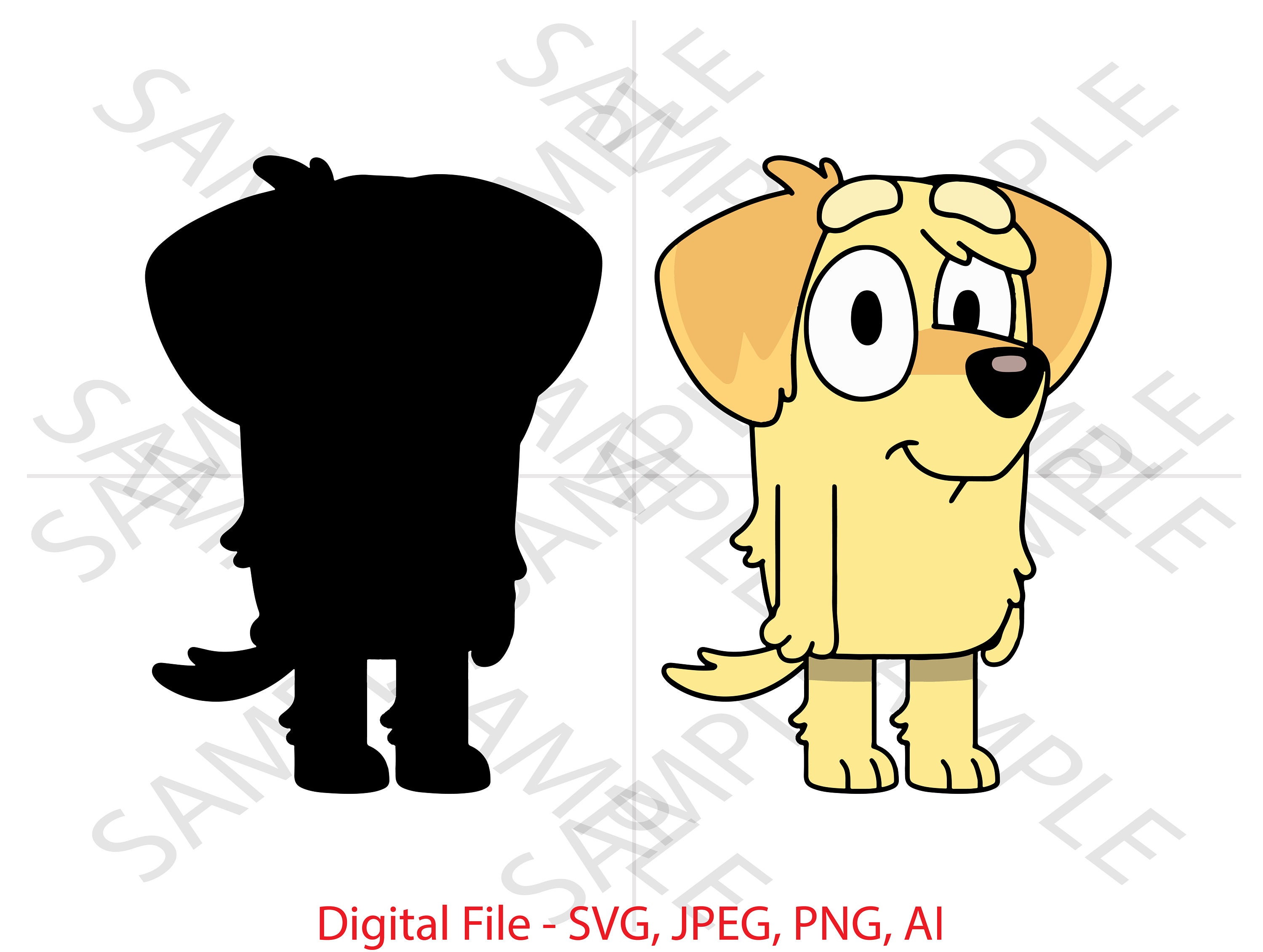 Chucky Bundle, Chucky Bluey, Bluey, Bluey SVG, Chucky Bluey Show ...