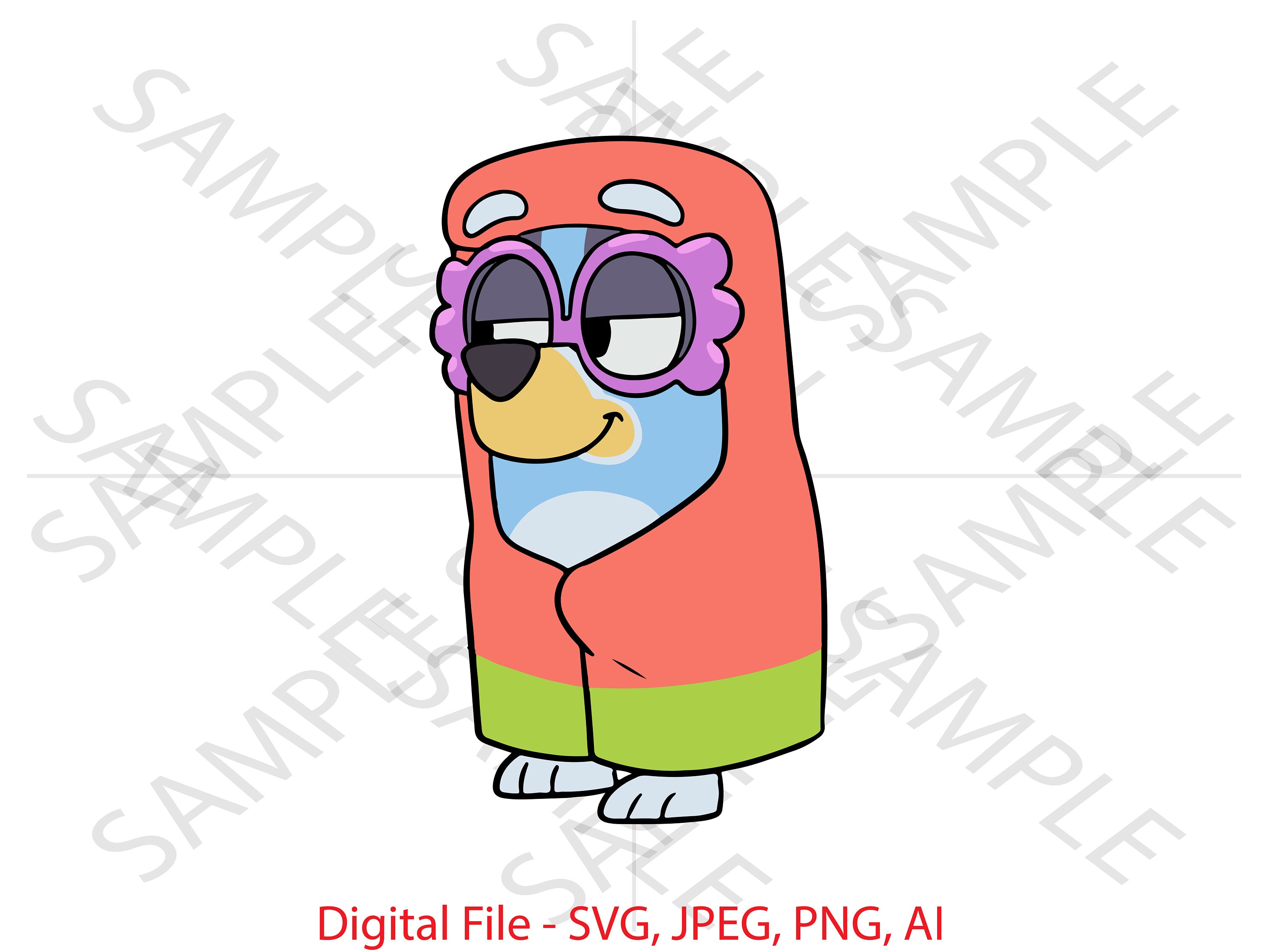 Bluey Granny, Bluey and Bingo Grannies Svg, Bluey, Bluey Grannies ...