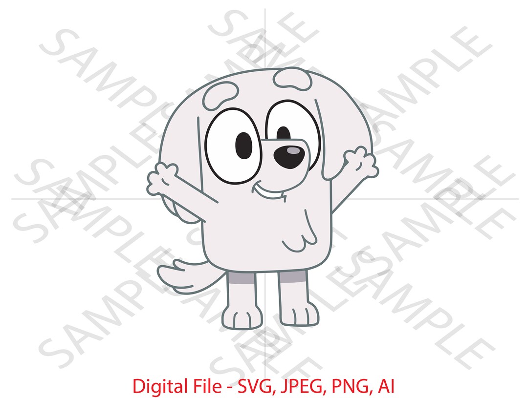 Lila, Lila Bluey, Bluey, Bluey SVG, Lila Bluey Show, desenho animado ...