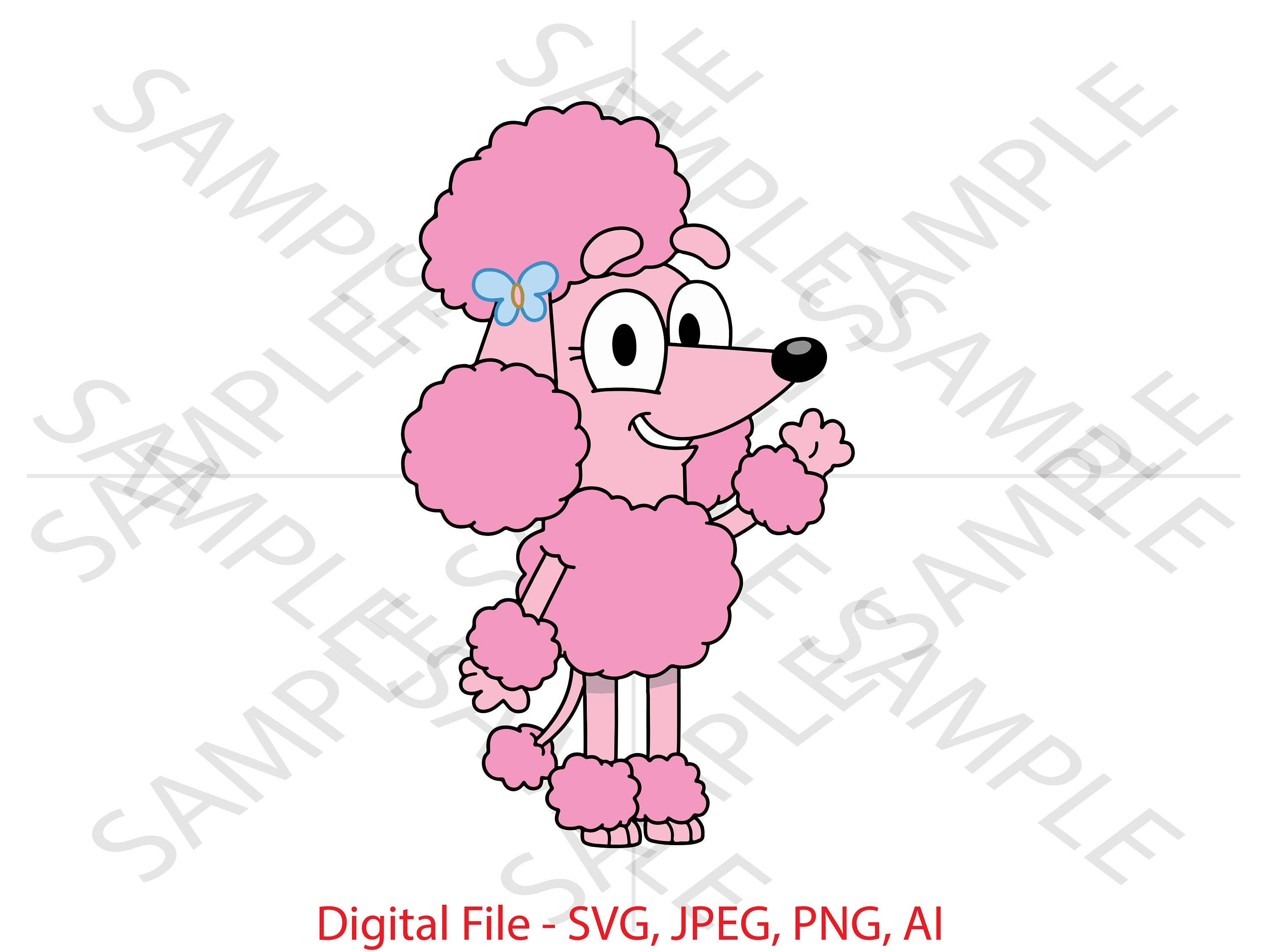 Coco, Coco Bluey, Bluey, Bluey SVG, Coco Bluey Show, Cartoon, Vinyl ...