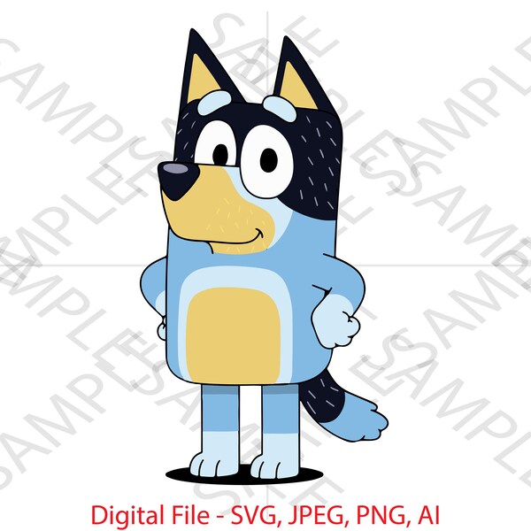 Bluey Bandit Svg Cricut - Etsy