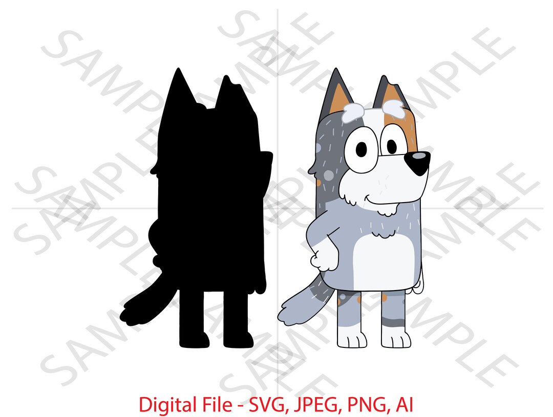 Bob Heeler Bundle, Bob Heeler Bluey Grandad, Bluey, Bluey SVG, Bob ...