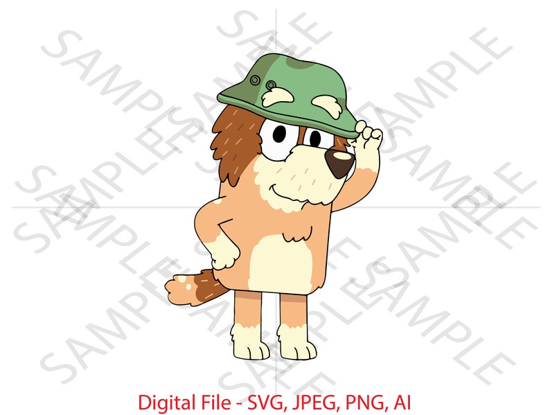 Mort Cattle, Bluey, Bluey Svg,grandpa Mort Bluey, Cartoon, Vinyl ...