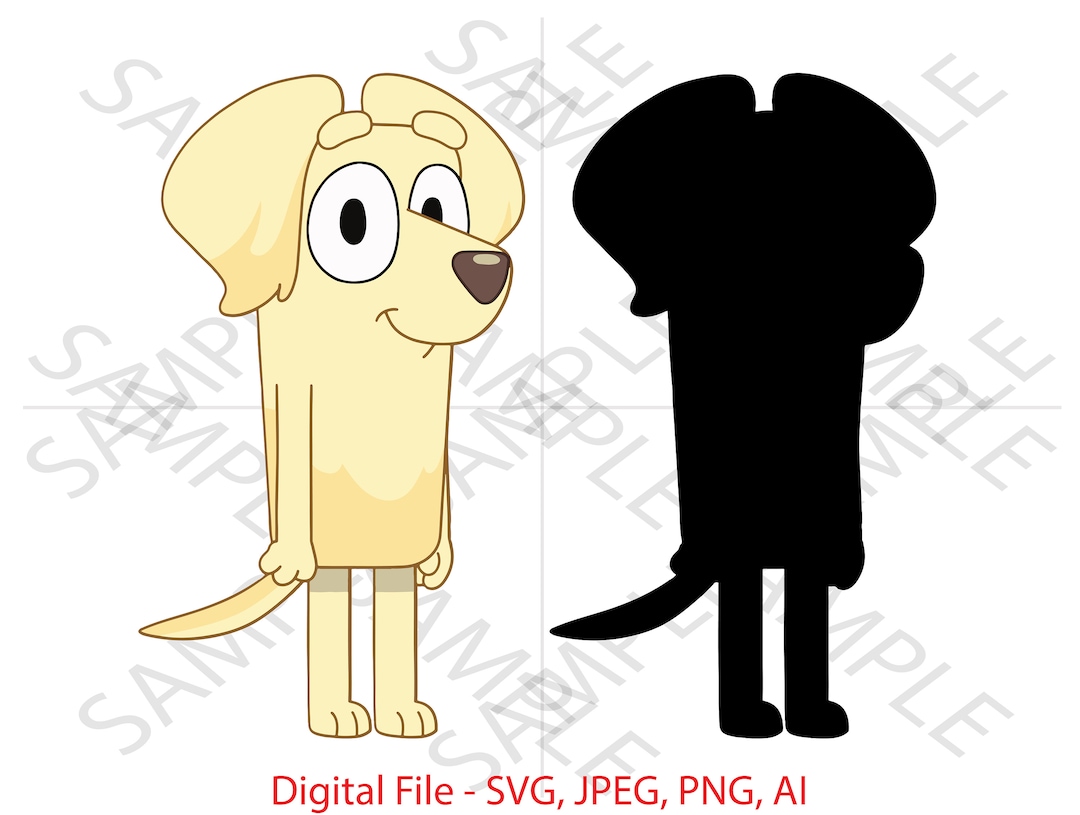 Janelle Bundle, Janelle Bluey, Bluey, Bluey SVG, Janelle Bluey Show ...