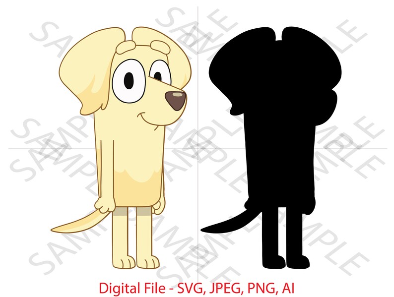 Janelle Bundle, Janelle Bluey, Bluey, Bluey SVG, Janelle Bluey Show ...