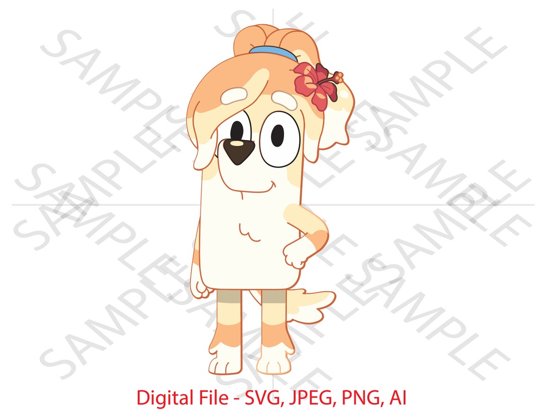 Frisky, Frisky Bluey, Bluey, Bluey SVG, Frisky Bluey Show, Cartoon ...