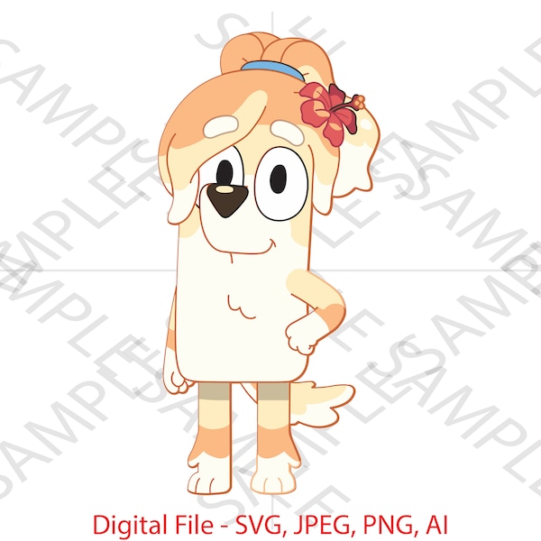 Bluey Frisky Png - Etsy