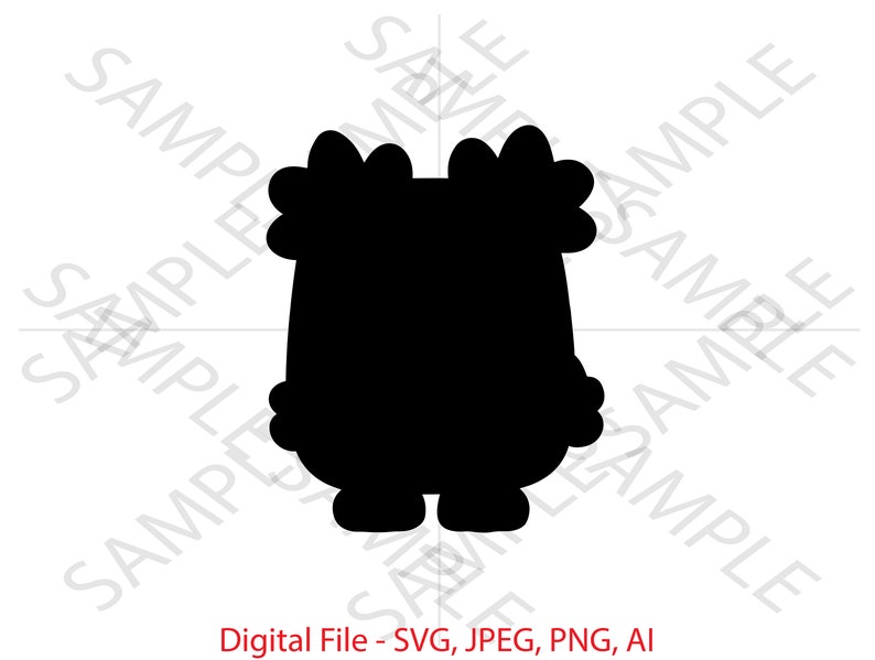 Chattermax Silhouette, Chattermax Bluey, Bluey, Bluey SVG, Chattermax ...