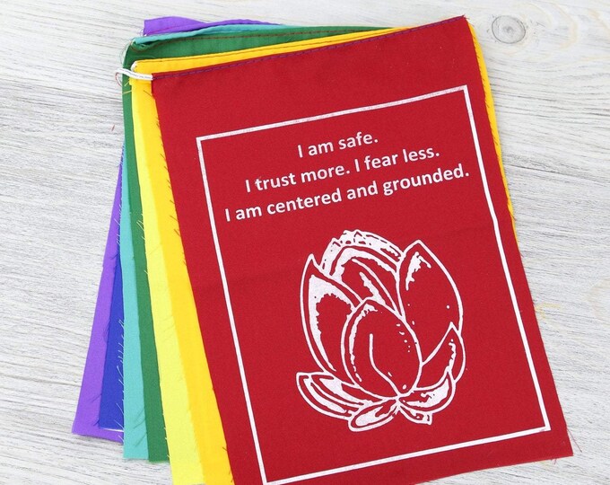 Chakra Prayer Flags - Etsy