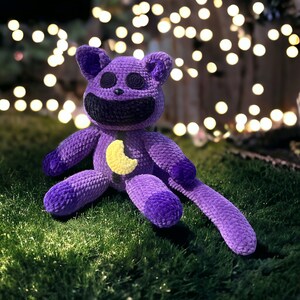 Plushie Catnap Crochet Pattern, Fan Art Plush Amigurumi, Smiling ...