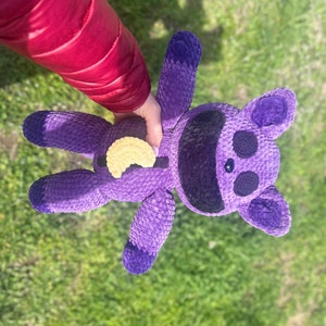 Plushie Catnap Crochet Pattern, Fan Art Plush Amigurumi, Smiling ...