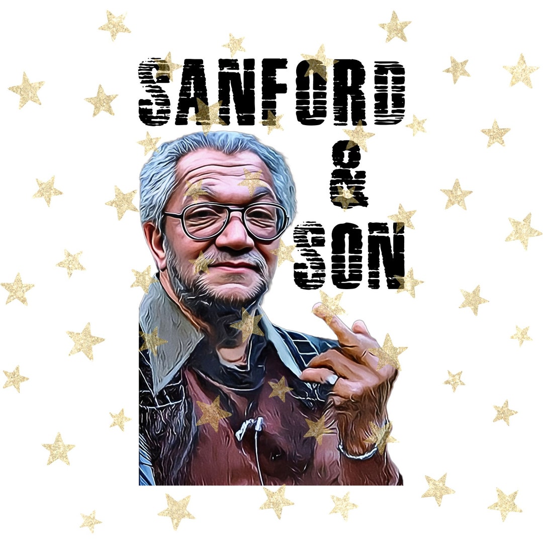 Fred Sanford Middle Finger PNG, Redd Foxx Middle Finger Png, Sanford ...