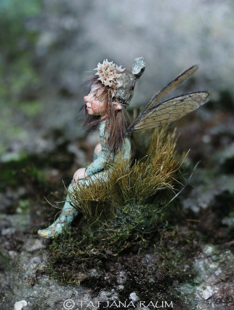 Miniature Pixie Fairy Girl Fili 1:12 Dollhouse Size by Tatjana Raum Art ...