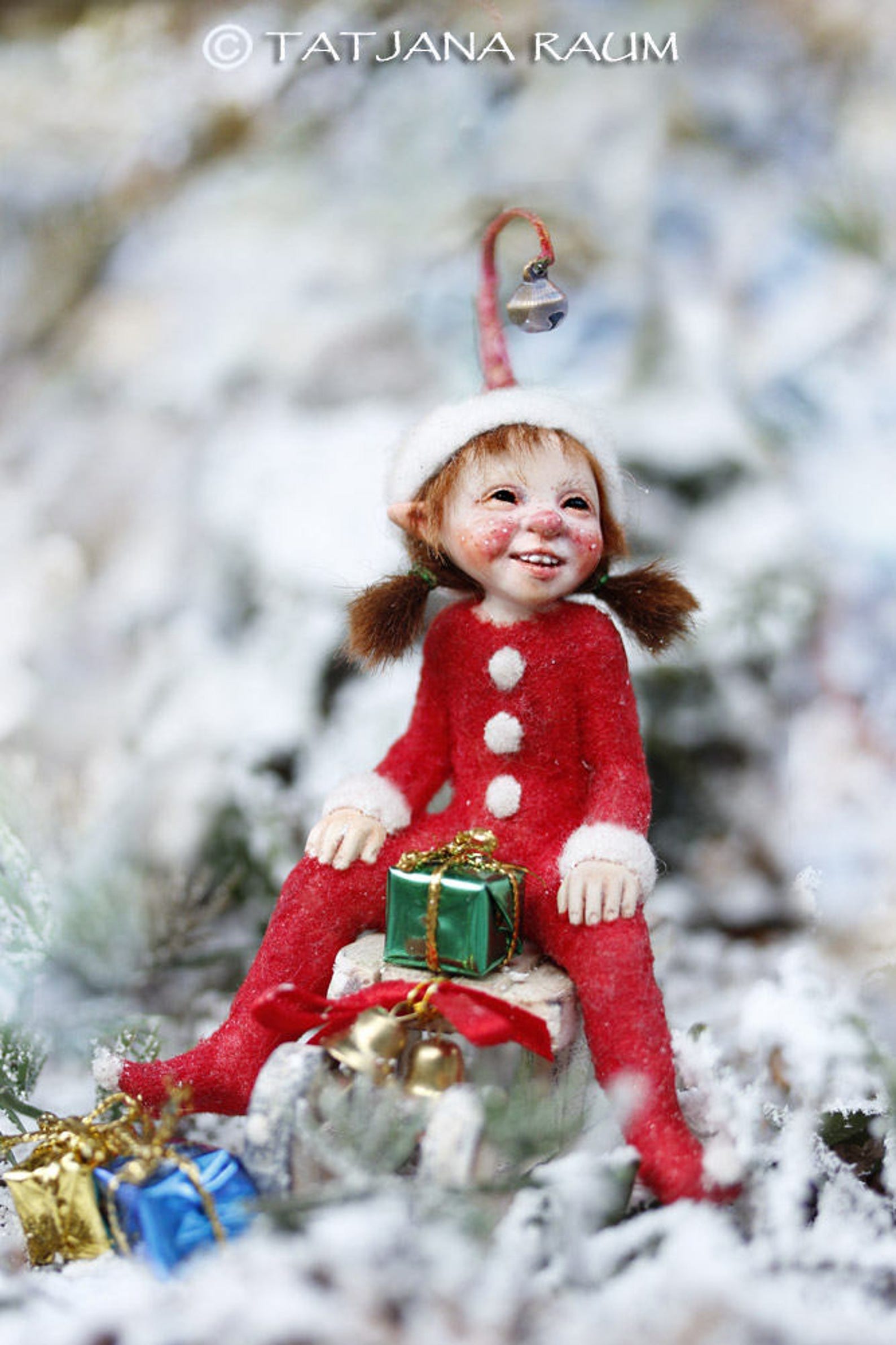 Miniature Pixie Girl 1:12 Dollhouse Size by Tatjana Raum Art - Etsy