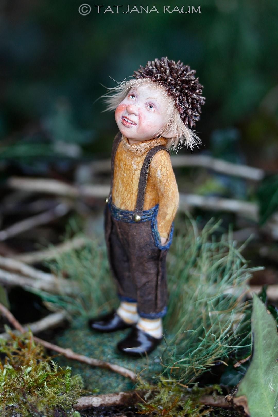 Little Pixie Boy Fairies Miniature Figurines Sculpture - Etsy